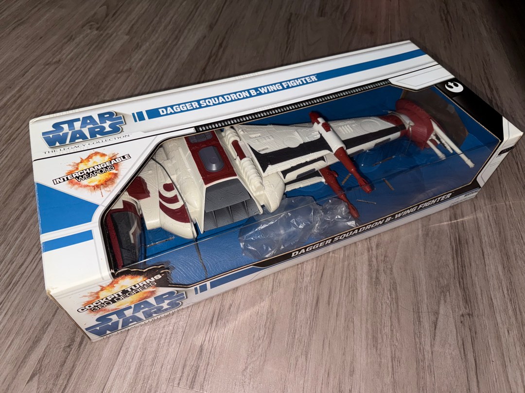 Star Wars The Legacy Collection Dagger Squadron B-Wing Fighter, Hobbies ...