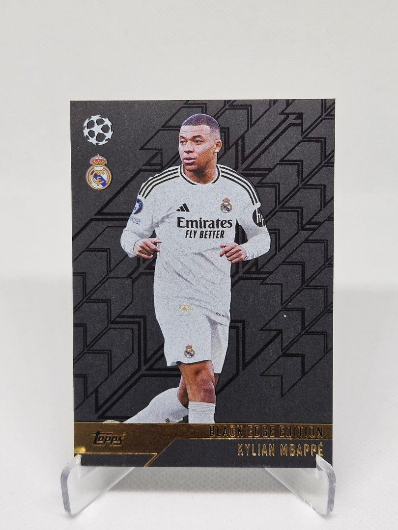 Topps Black Edge Kylian Mbappe 24/25, Hobbies & Toys, Toys & Games on ...