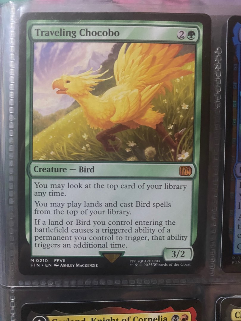 Traveling Chocobo Magic The Gathering: Final Fantasy Mythic Rare Card, Hobbies & Toys, Toys ...