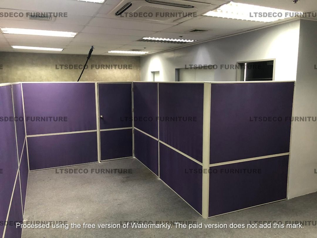 wall panel divider office partition furnitures, Furniture & Home Living ...