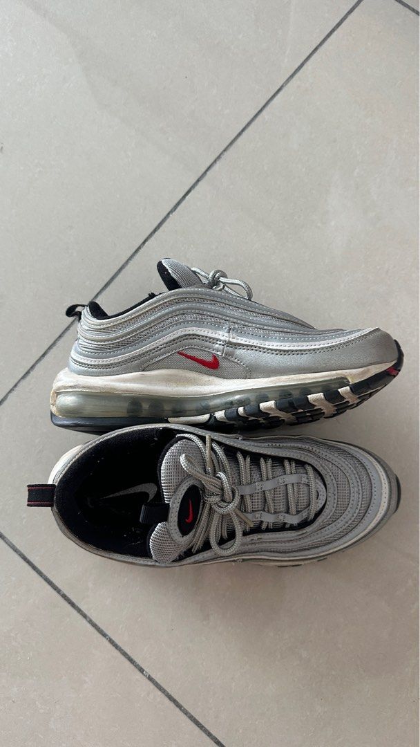 Womens Nike Air Max 97 Silver Bullet, Women's Fashion, Footwear ...