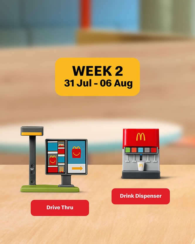 WTT Drive Thru / Drink Dispenser (Week 2) Little McDonald's Happy Meal ...