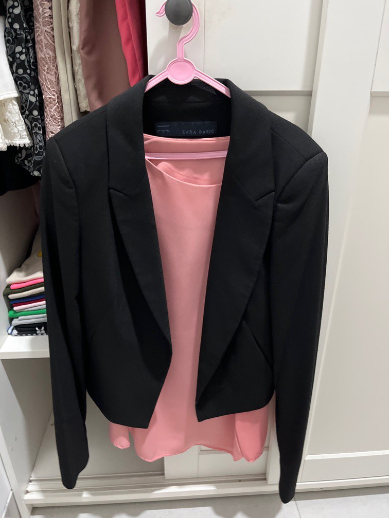 Zara Basic Outer, Fesyen Wanita, Pakaian Wanita, Baju Luaran di Carousell