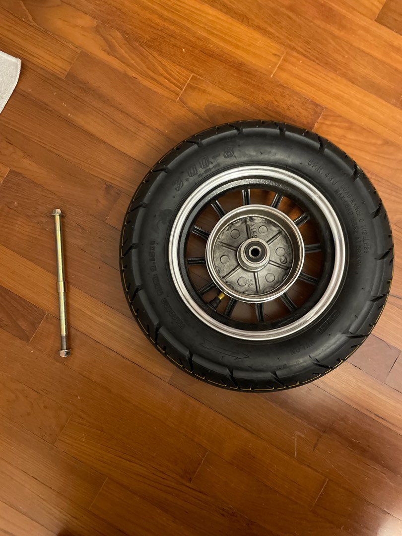 3.00-8 front tubeless tyre with rim PMA tyre E Bike PMA PMD ebike ...