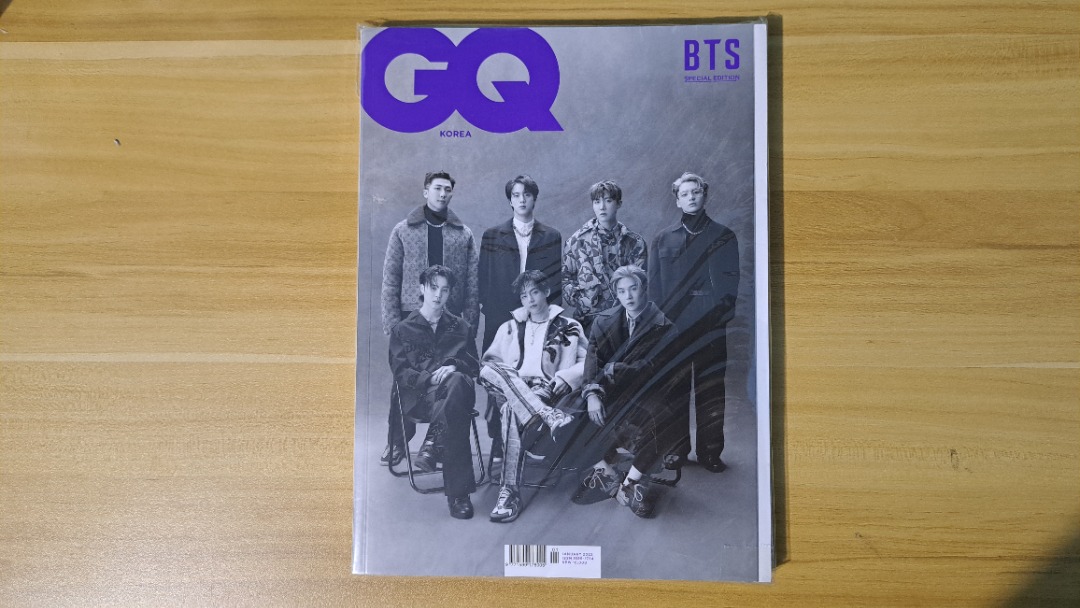 [ 7.7 ] BTS GQ Magazine - OT7 Group Cover (Unsealed), Hobbies & Toys ...