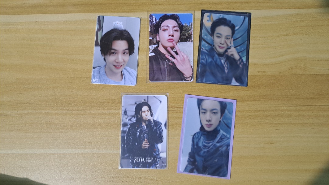 [ 7.7 SALE ] BTS UNOFFICIAL LOTTE CINEMA PVC PC PHOTOCARD PRINTS (TINGI ...