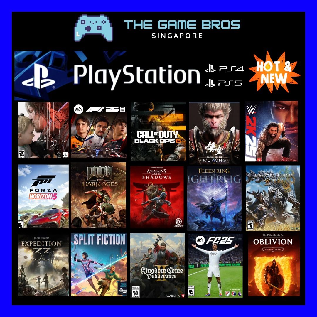 ⭐️ PS4/PS5 PlayStation Digital Games (Cheapest) - F1 25 |Mafia The Old ...