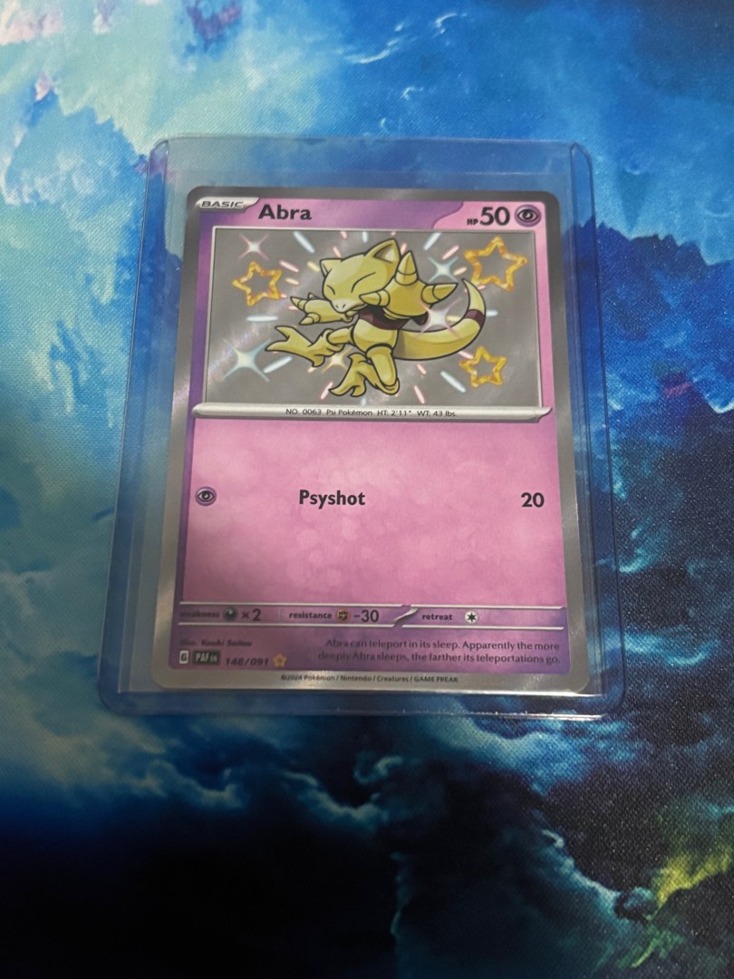 Abra Baby Shiny pokemon, Hobbies & Toys, Toys & Games on Carousell
