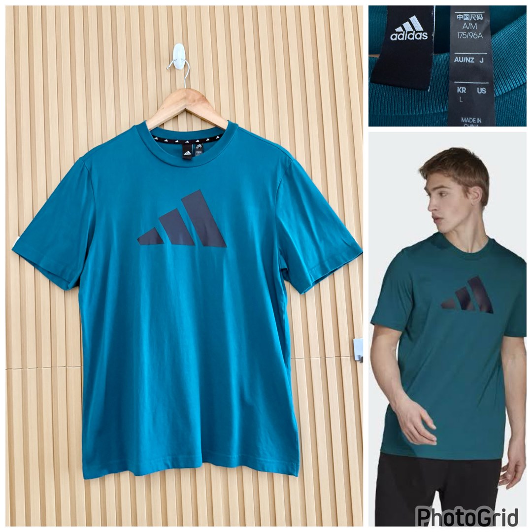 Adidas future logo basic tee for Men, Men's Fashion, Tops & Sets, Tshirts & Polo Shirts on Carousell