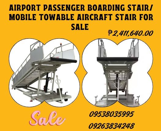 Airport Passenger Boarding Stair/ Mobile Towable Aircraft Stair FOR ...
