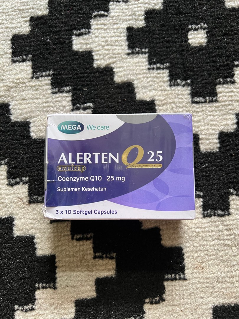 Alerten Q 25 suplemen kesehatan, Kesehatan & Kecantikan, Parfum, Kuku ...