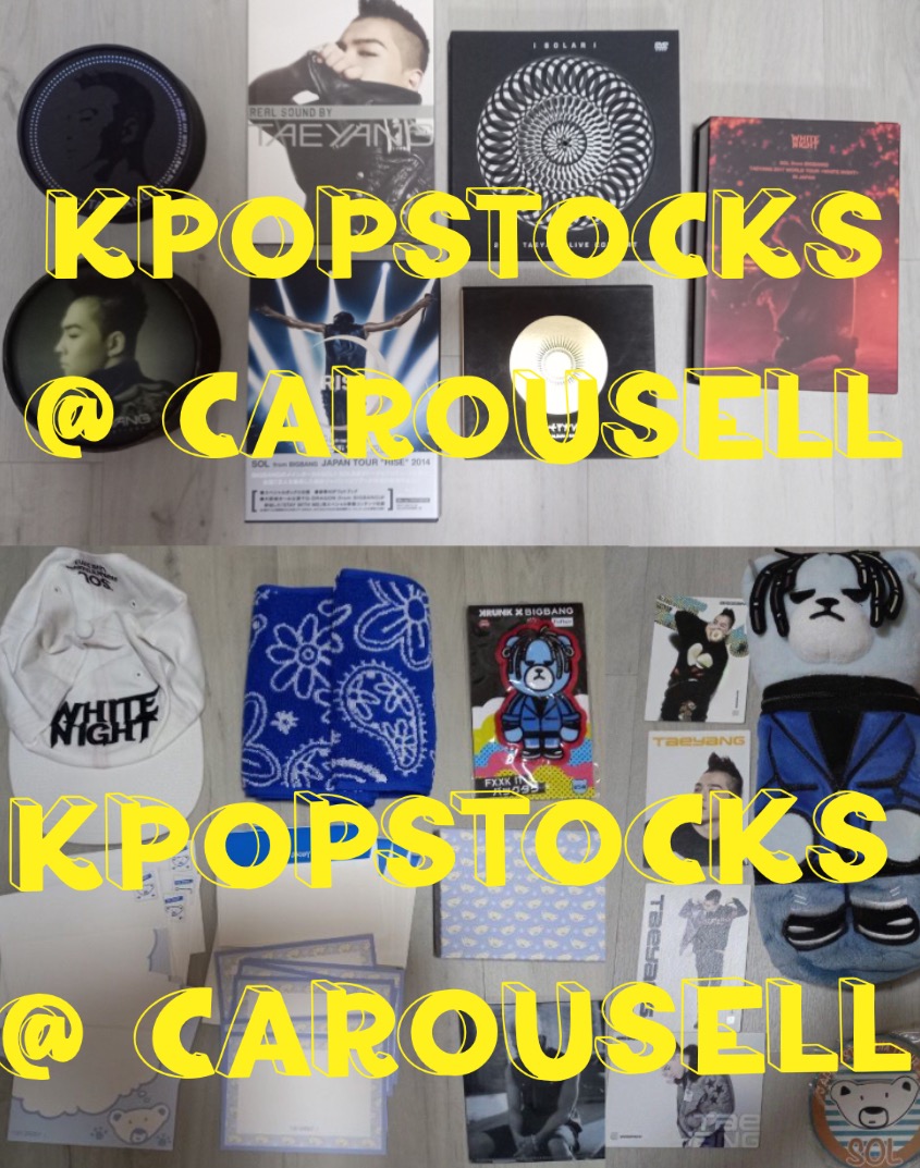 All for $125 BigBang Taeyang albums and merchandise, Hobbies & Toys ...