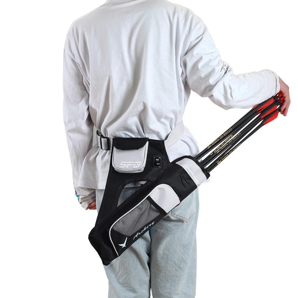 Arrow Quiver Holder Oxford Cloth Arrow Bag Portable Waist Hanging Bow ...