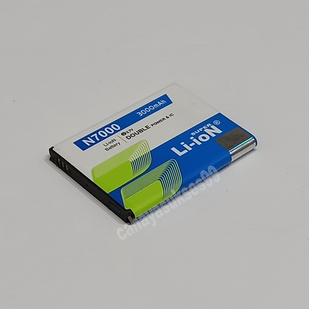 Baterai Samsung Galaxy Note N7000 Super Li-ion Battery Pack 3000mAh Double Power IC Protect ...