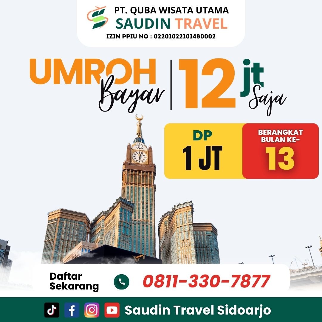 Biro Umrah Terbaik Sidoarjo | Saudin & Badar Travel +62 813-3754-4119 ...