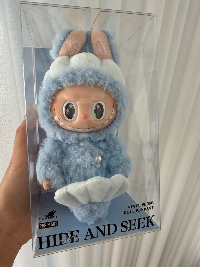 BLUE TAG Merbubu Pop Mart Hide and Seek Vinyl Plush Doll, Hobbies ...
