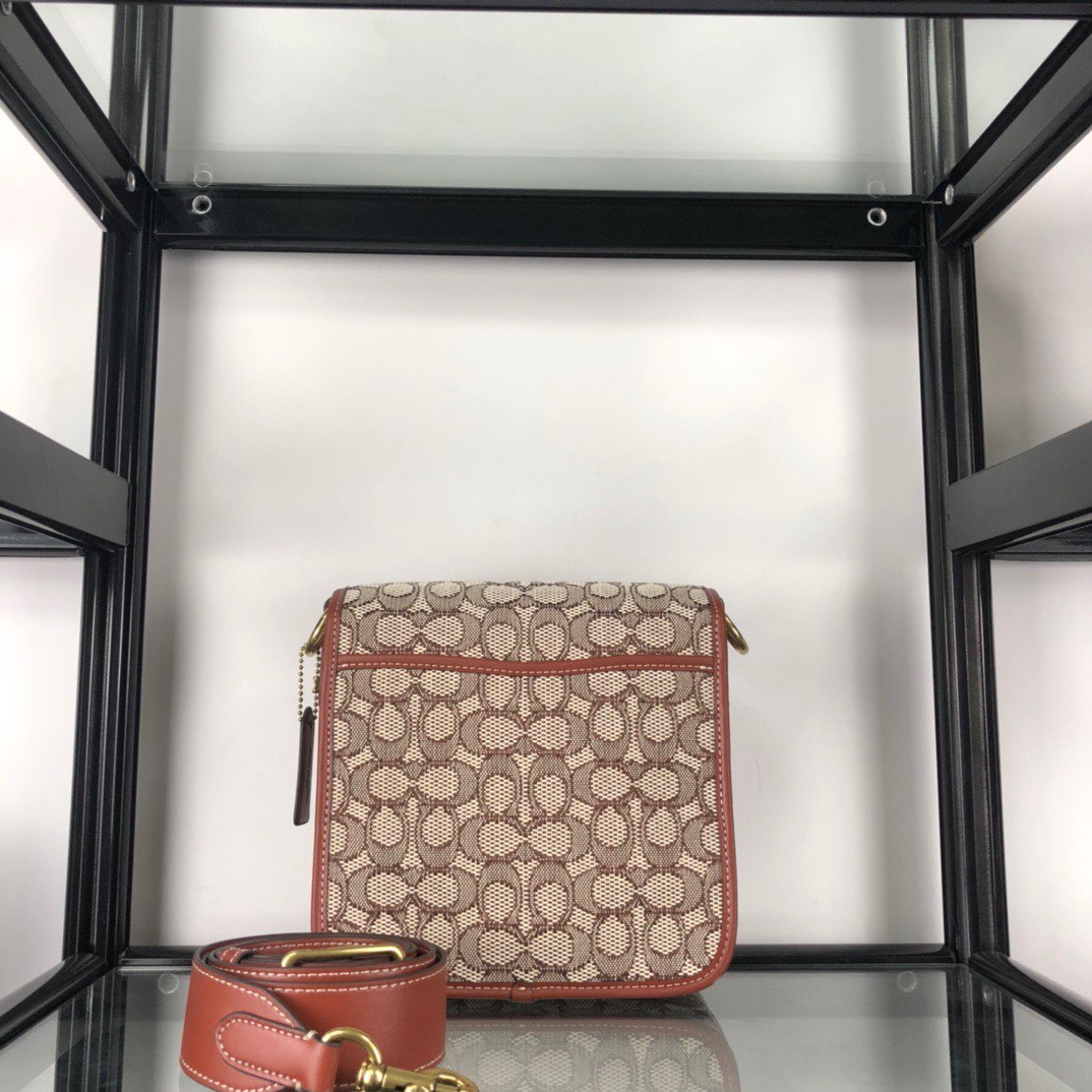 Coach FRANKIE Crossbody Sling Bag For Unisex CC098 Colour 20.5 x20 x8 ...