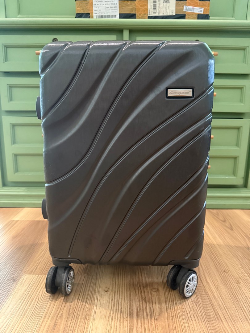Compass Gray Hand Carry Luggage Maleta, Hobbies & Toys, Travel, Luggage ...
