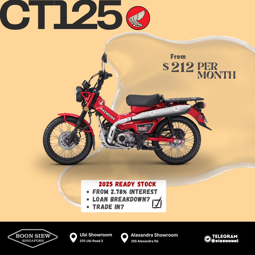 CT125 2025, Motorcycles, Motorcycles for Sale, Class 2B on Carousell