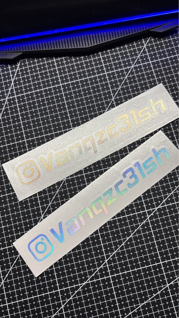 Custom Car Instagram/Facebook Social Media Decal High Quality Vinyl ...