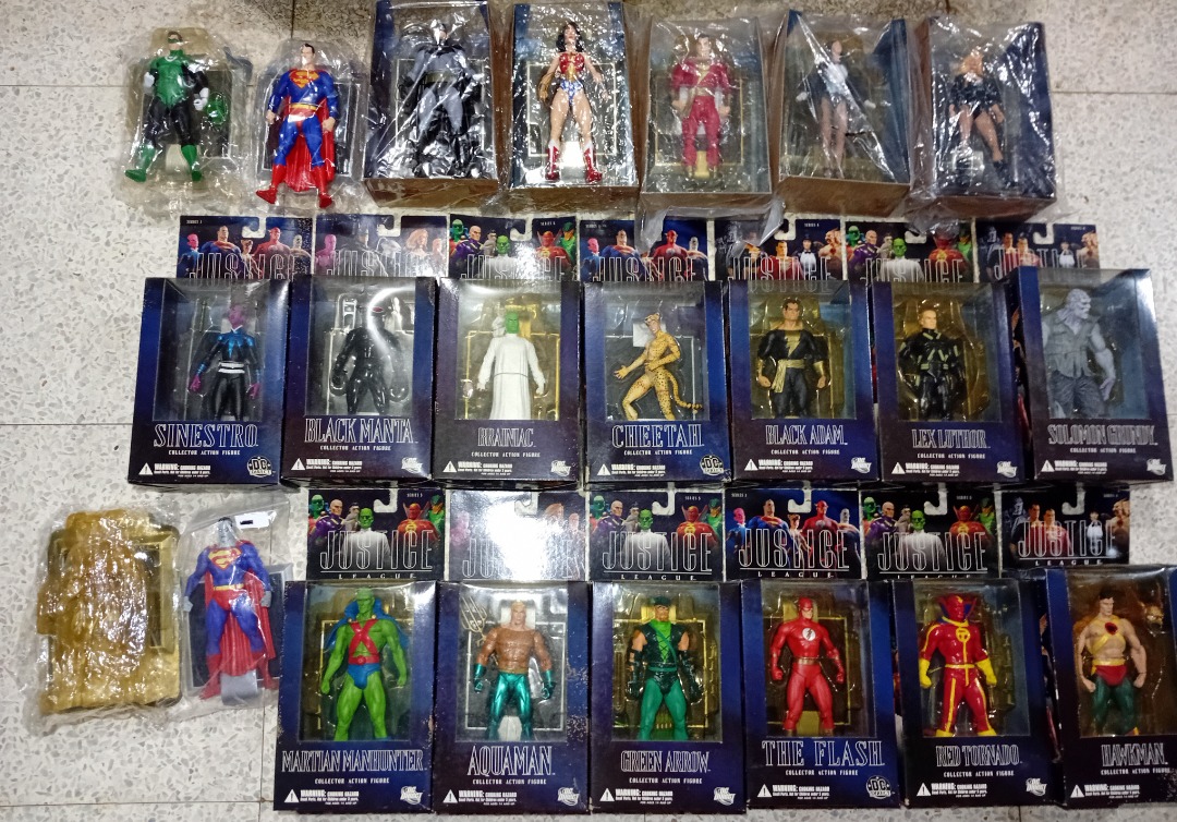 DC Direct Alex Ross Justice League figures, Hobbies & Toys, Toys ...