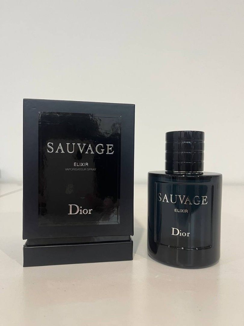 Dior sauvage elixir for men EDP 60ml, Kesehatan & Kecantikan, Parfum ...