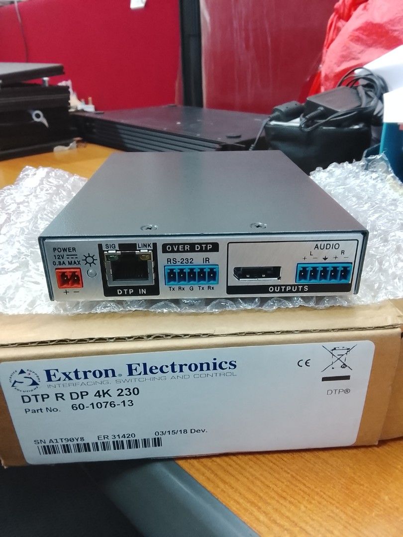 Extron DTP R DP 4K 230 Video Extender, Computers & Tech, Office ...
