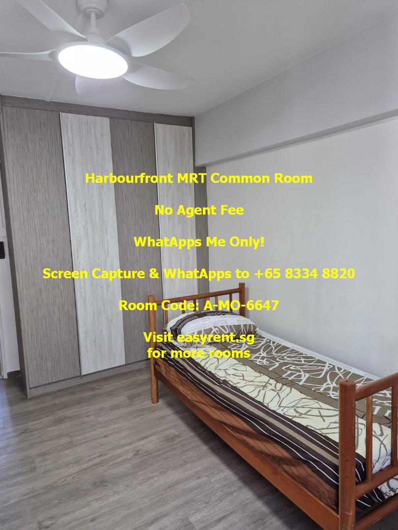 Harbourfront MRT Common Room, Property, Rentals, Room Rentals on Carousell