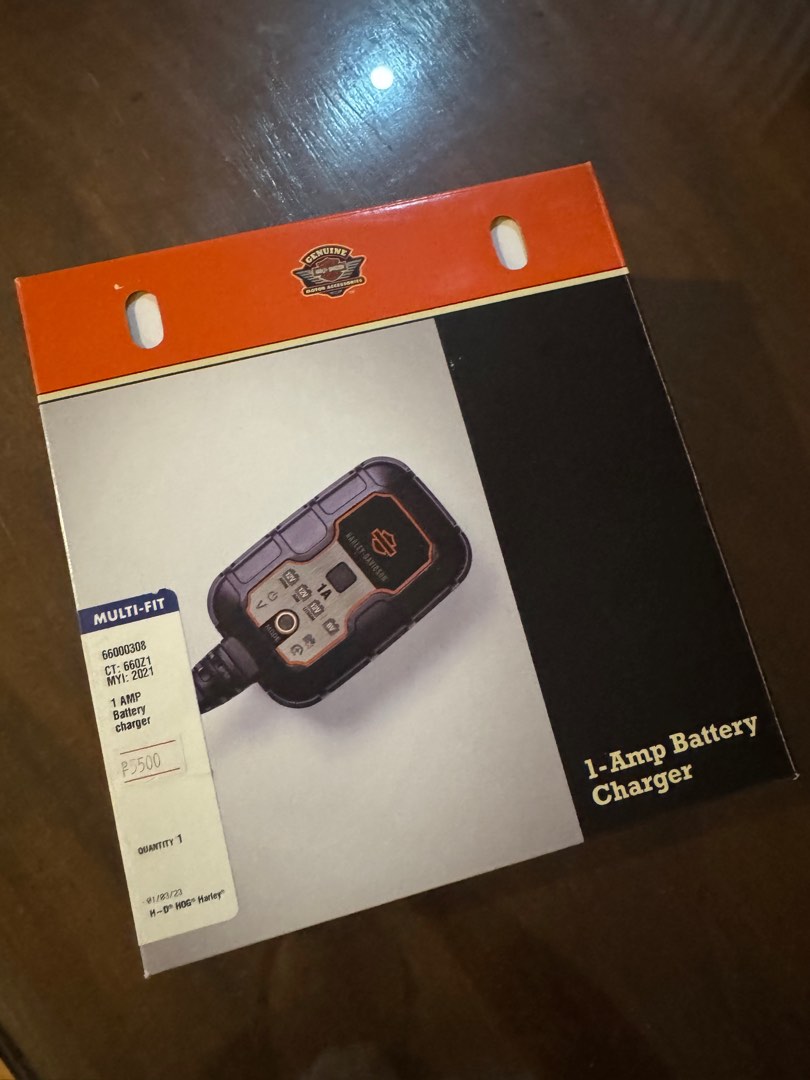Harley Davidson 1-Amp Battery Charger, Car Parts & Accessories, Audio ...