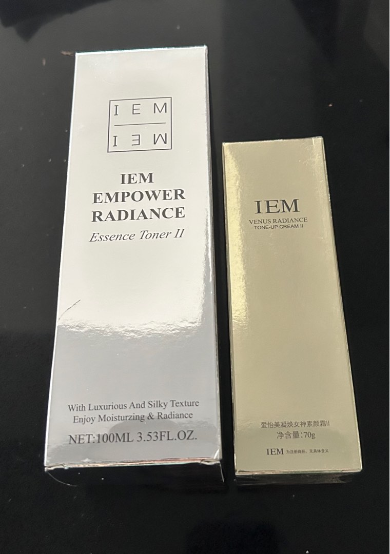IEM Venus Radiance Tone-Up Cream II (70g) and IEM toner (100ml), Beauty ...