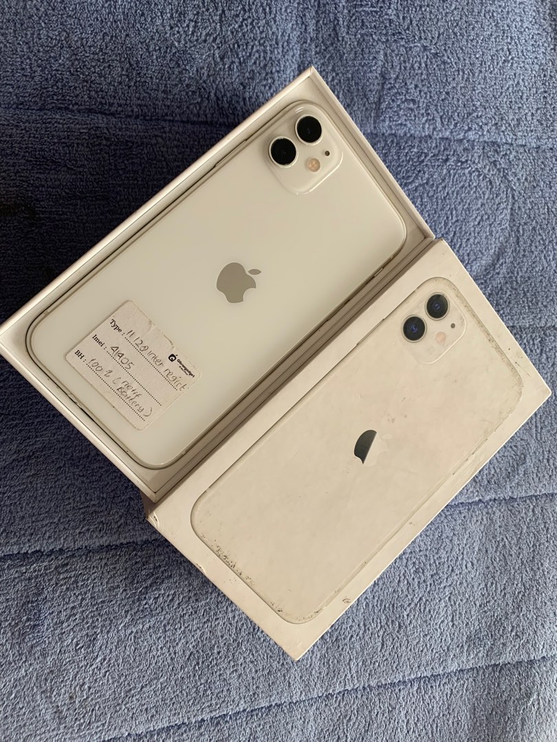 IPHONE 11 128GB EX INTER REGISTER PERMANEN FULLSET, Telepon Seluler & Tablet, iPhone, iPhone 11 ...