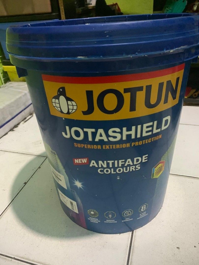 JOTUN JOTASHIELD 20LITER WARNA CREAM ANTIFADE, Perabotan Rumah di Carousell