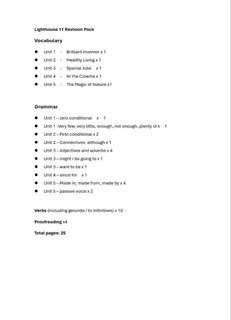 Lighthouse 7 and 8 Revision Pack, 興趣及遊戲, 書本 & 文具, 補充練習 - Carousell