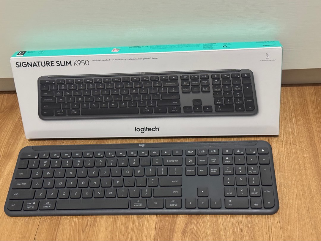 Logitech Keyboard Signature Slim K950 Wireless, Desain Ramping ...