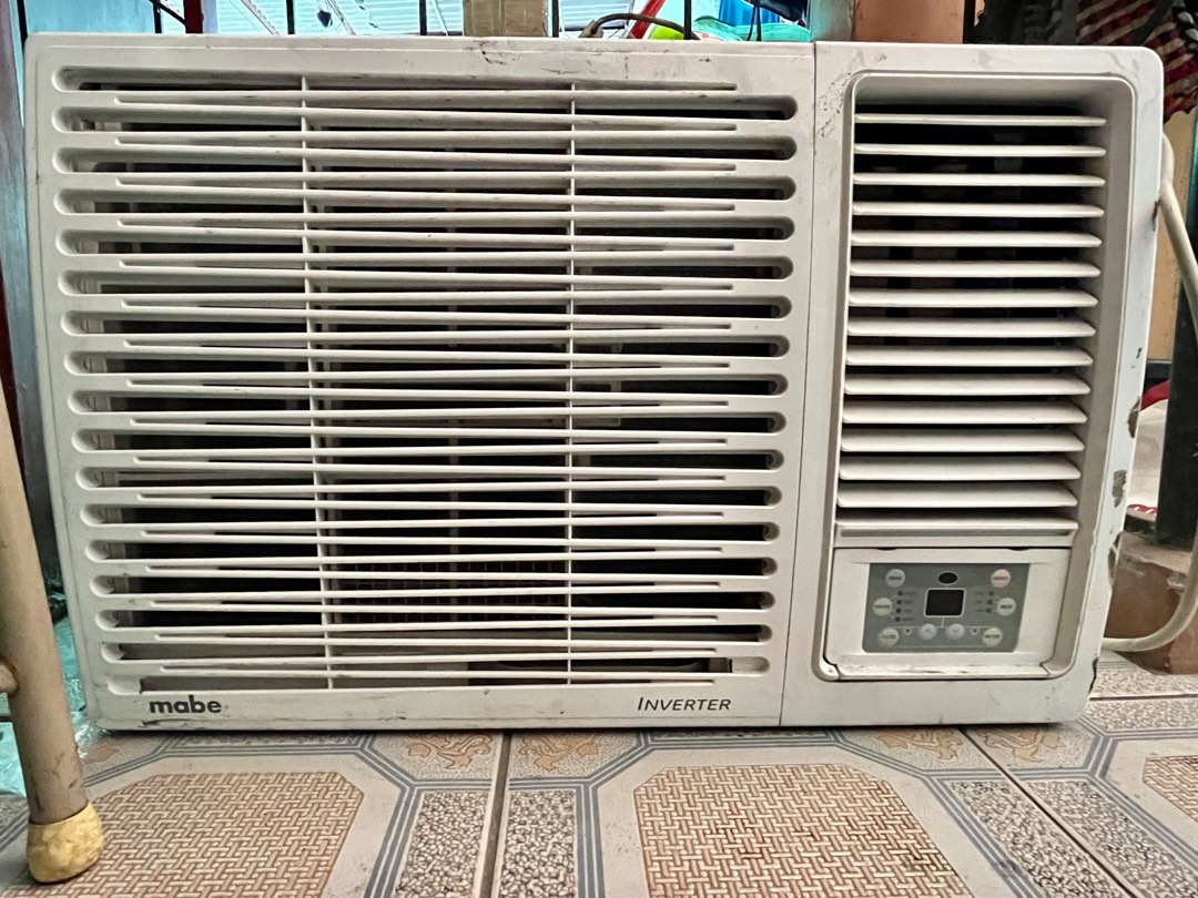 Mabe 1.5 hp inverter window type, TV & Home Appliances, Air ...
