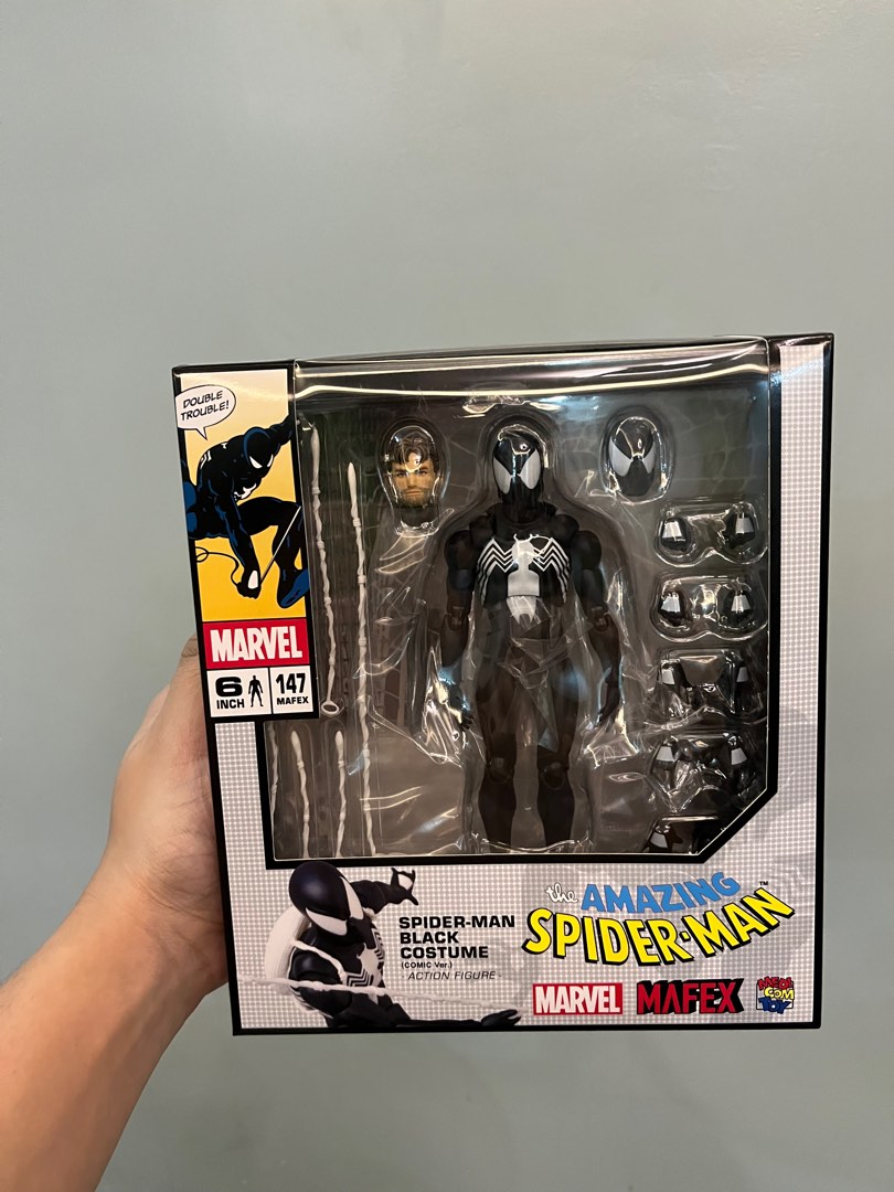 Mafex 147 Symbiote Spiderman (MISB) Latest reissue, Hobbies & Toys ...