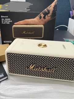 Marshall Emberton Portable Speaker 藍芽喇叭, 音響器材, Soundbar、揚聲器、藍牙喇叭、耳擴 ...