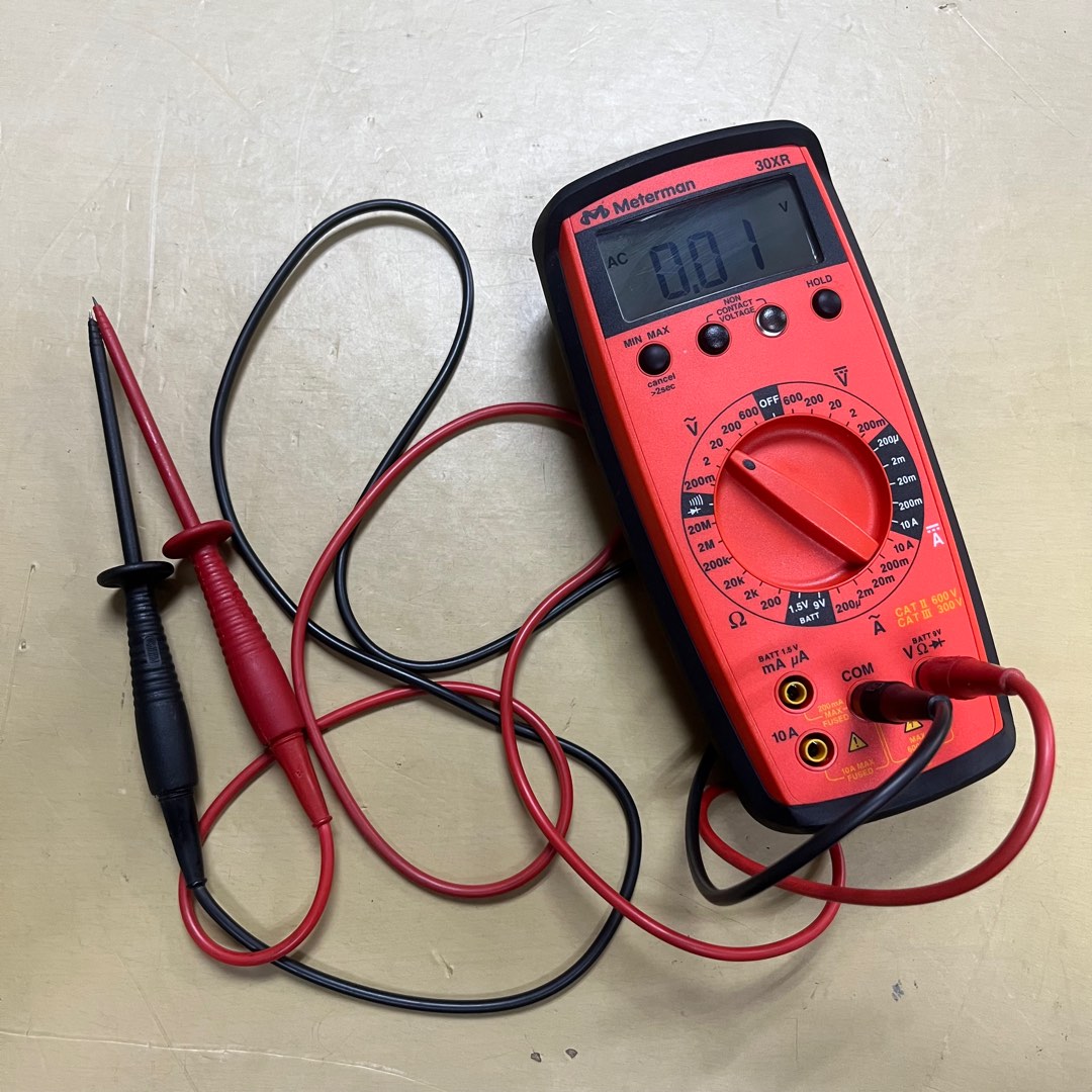 Meterman 30XR Digital Multimeter, Furniture & Home Living, Home ...