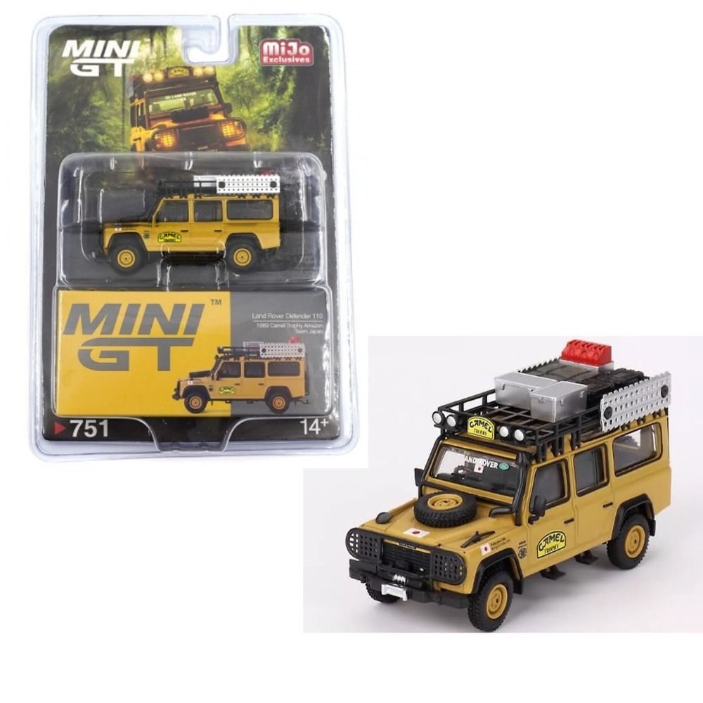 Mini GT 1/64 Scale Land Rover Defender 110 1989 Camel Trophy Amazon ...