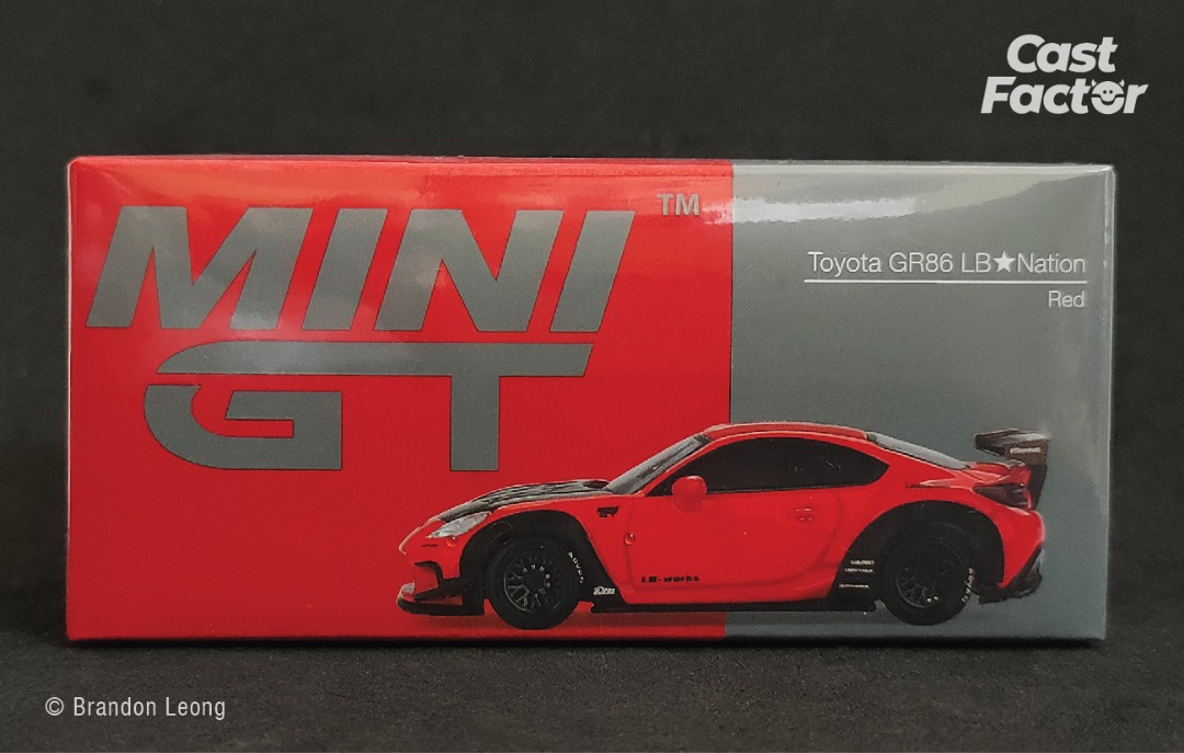 Mini GT #885 Toyota GR86 LB Nation Red (RHD), Hobbies & Toys, Toys ...
