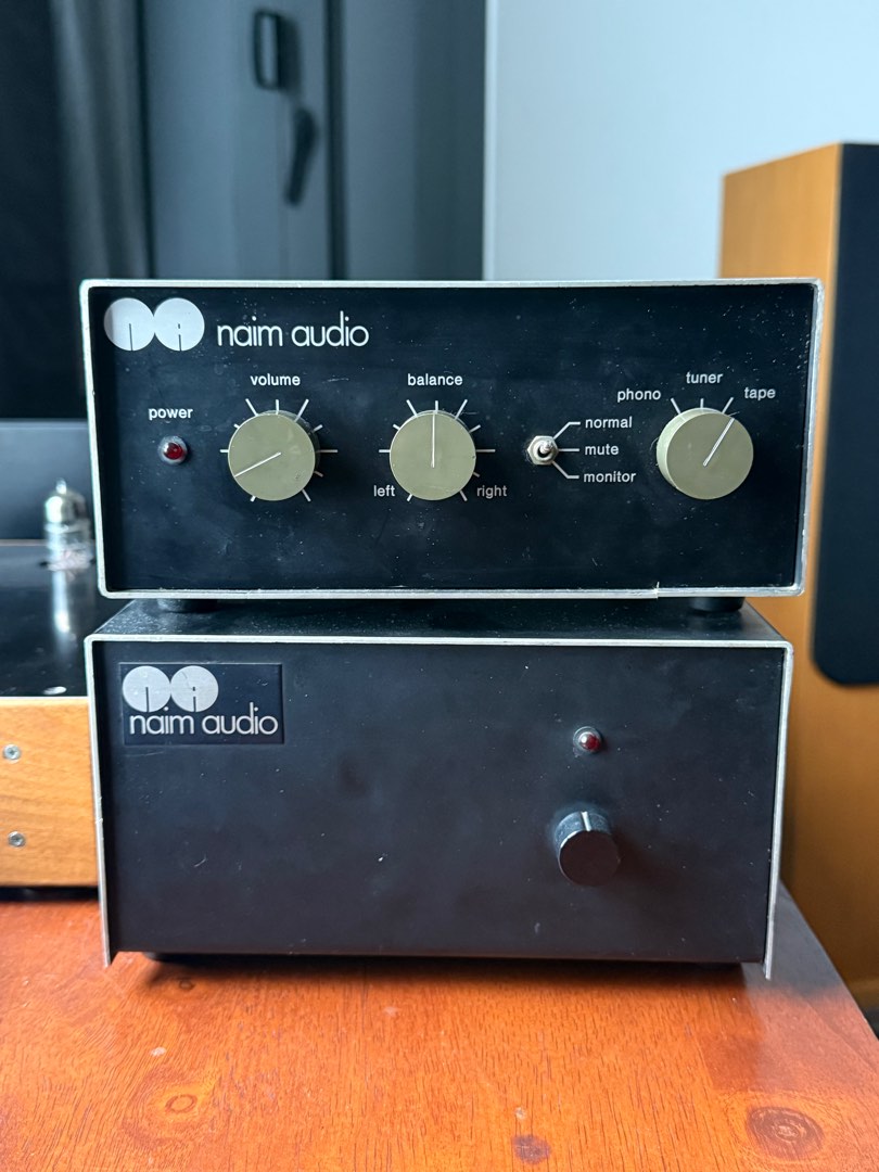 Naim NAC 22 Preamp and Naim NAP 120 Power Amplifier Restored Vintage ...