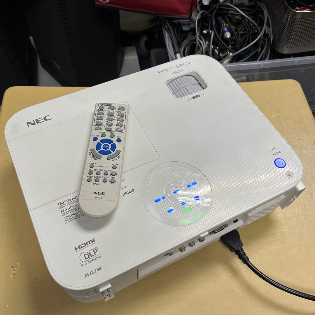 NEC M323W DLP WXGA Conference Room Projector, TV & Home Appliances, TV ...