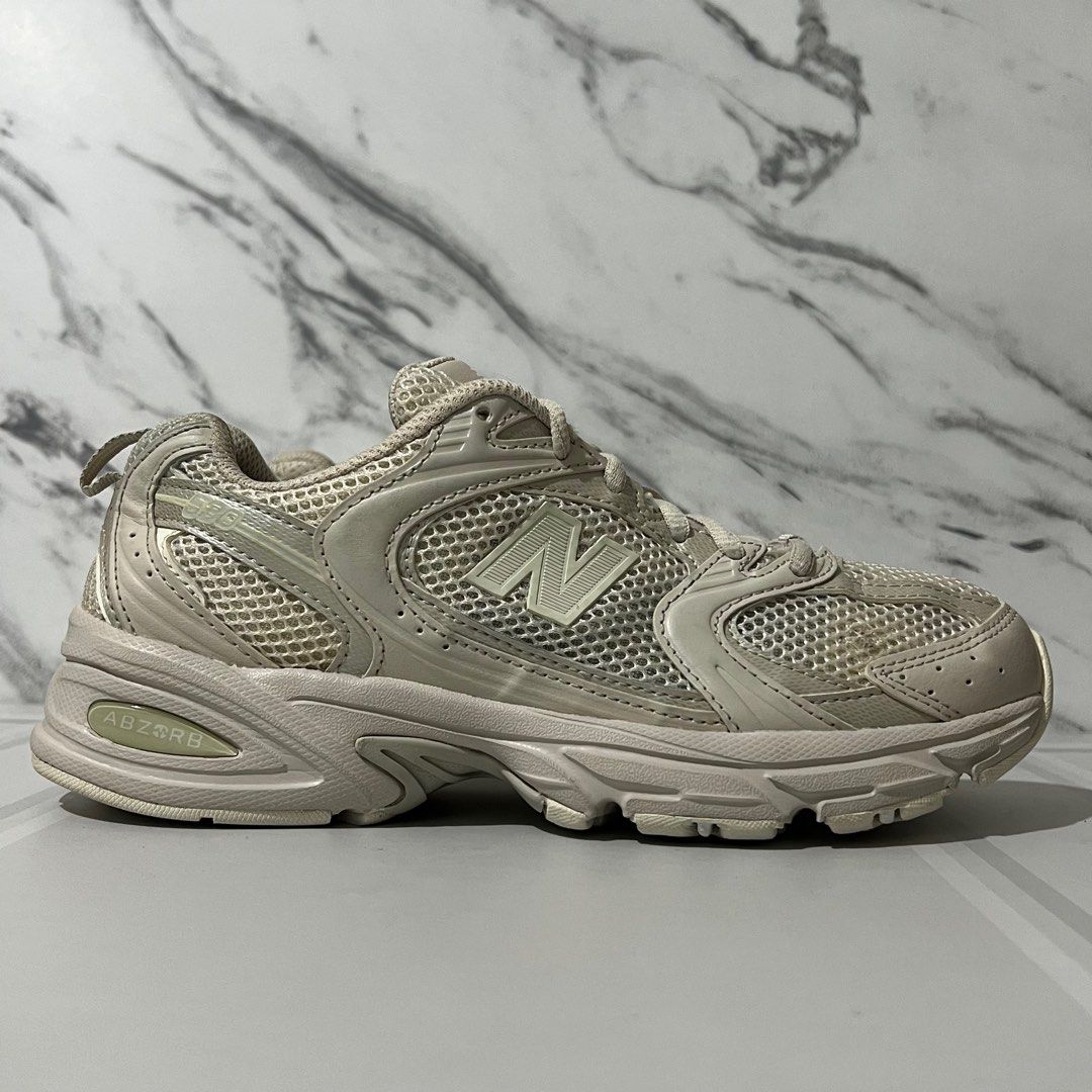 New Balance 530 Moonbeam Original, Fesyen Wanita, Sepatu di Carousell