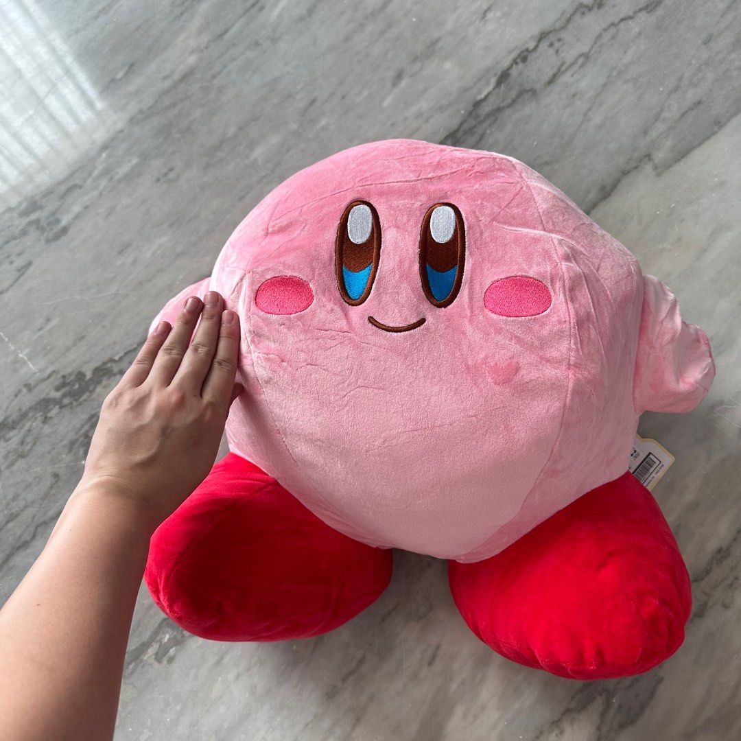 NEW WITH TAG baru 100% original kirby nintendo besar bagus murah termurah pink lucu halus LEMBUT ...