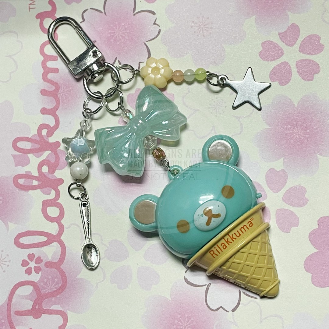 Official Rilakkuma Ice Cream Keychain [ RARE ], Hobbies & Toys ...