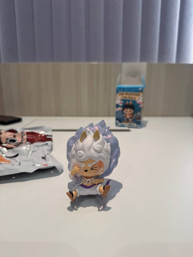 One Piece x Labubu Luffy Gear 5 Secret Rare, Hobbies & Toys, Toys ...