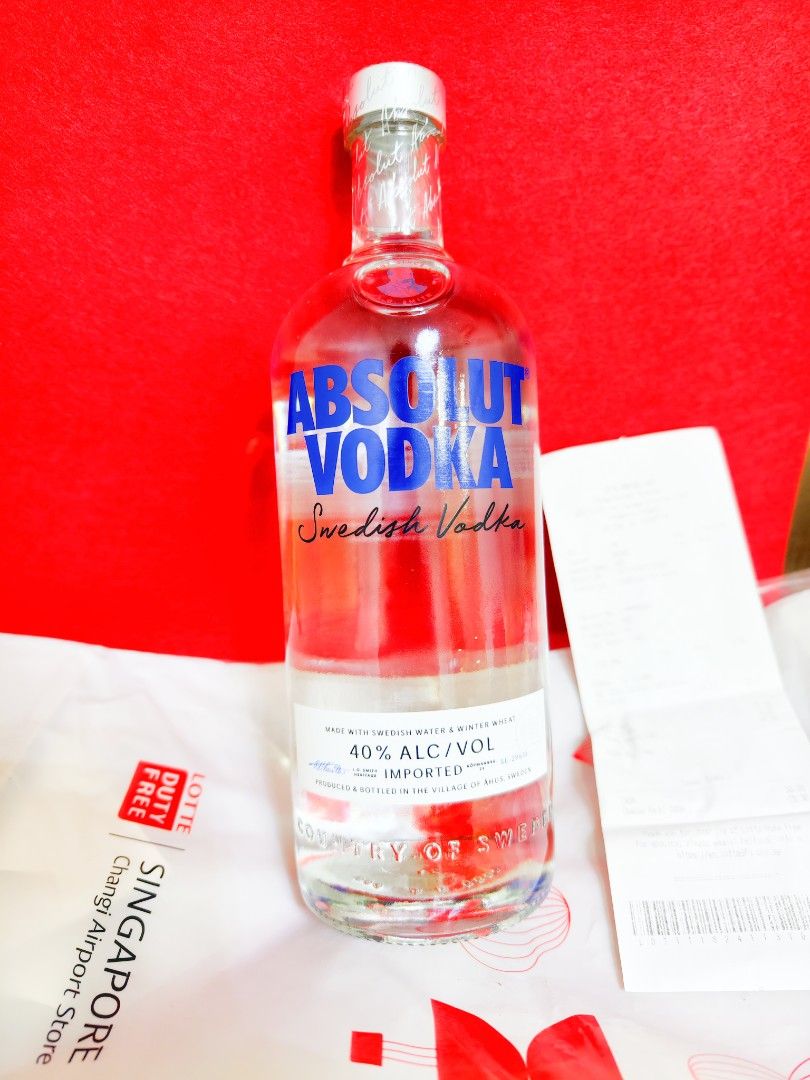 💯 ️Original Absolut Vodka（ 1 Liter🌟 ）711 stores sell 500 ml at a lower ...
