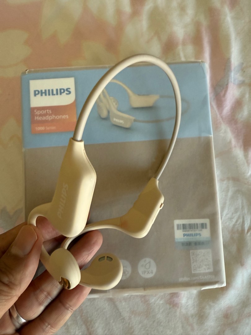 Philips Open-Ear Bone Conduction Sports Headphones TAA1708, Audio ...
