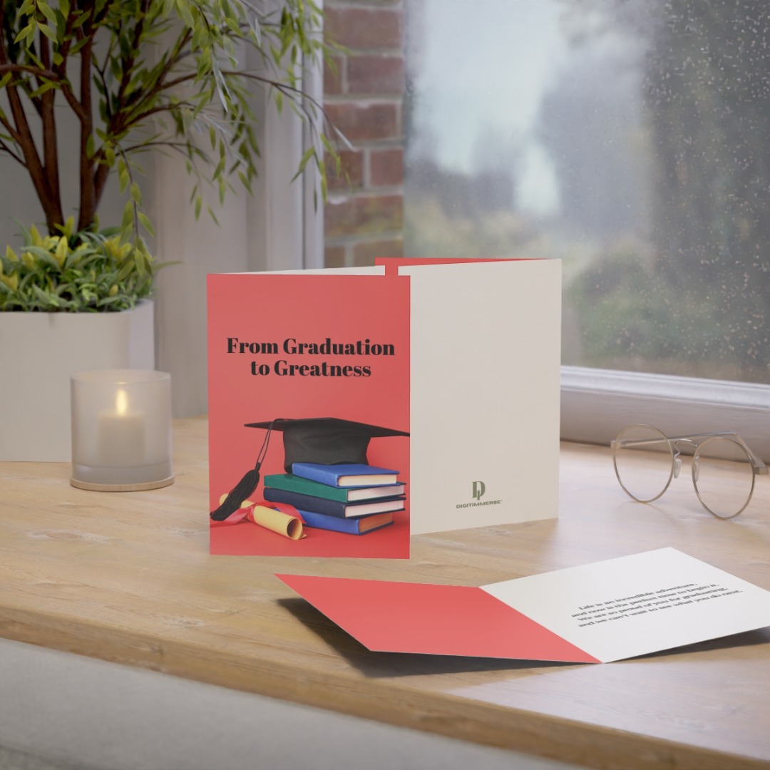 Physical Graduation Greeting Card - From Graduation to Greatness ...
