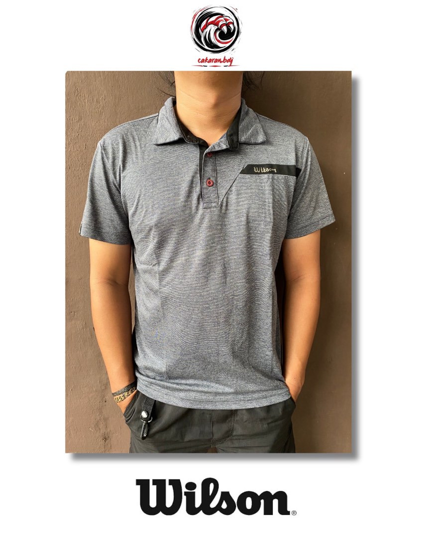 Polo Shirt Wilson Original, Olah Raga, Baju Olahraga di Carousell